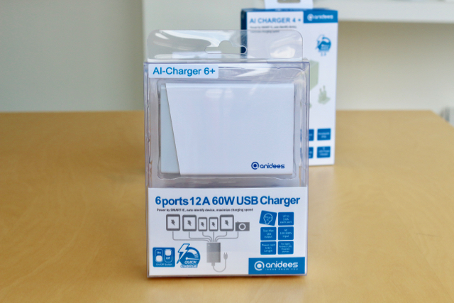 多孔 USB 充電 anidees 全新 QC 2.0 快充充電器 - C Jay Tech