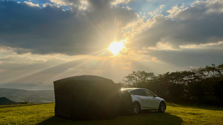 韓國 idoogen 六角車尾帳，車泊必備！露營心得分享 - C Jay Tech