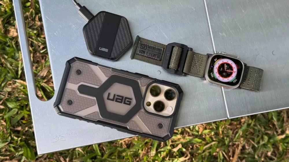 UAG 露營風格 iPhone 防摔殼、Apple Watch 錶帶、磁吸無線充電器 完整開箱 - CJay Tech